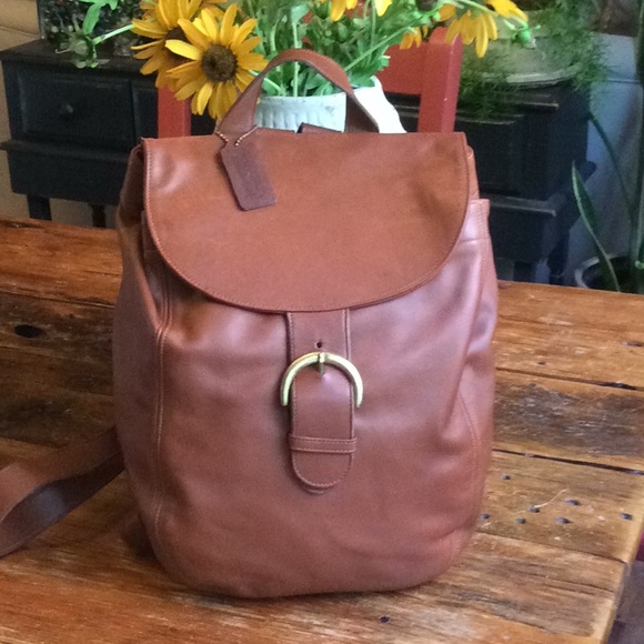 Coach | Bags | Vintage Coach Leather Backpack | Poshmark